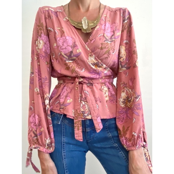 Spell | Tops | Spell And The Gypsy Wrap Blouse Large | Poshmark